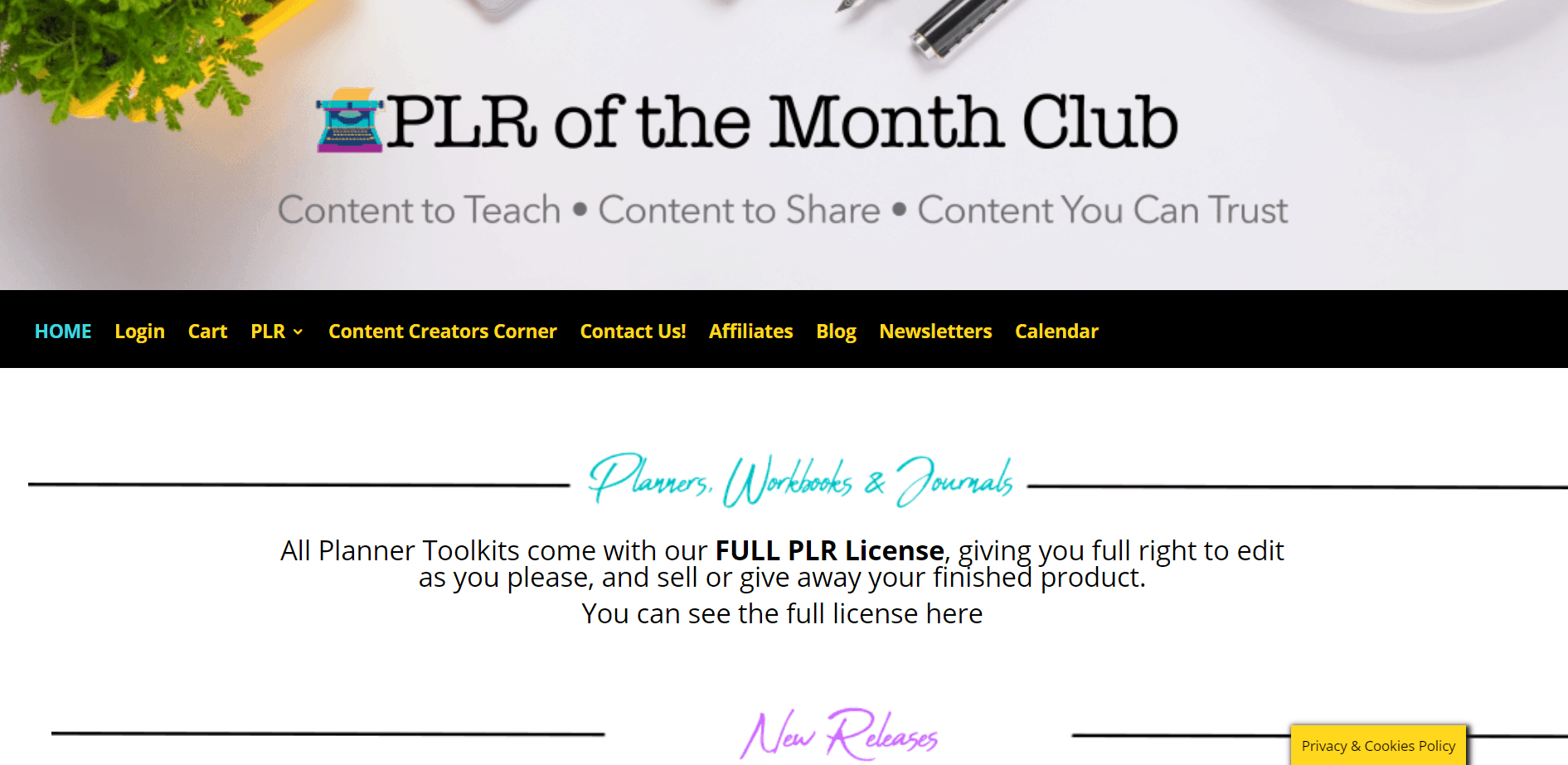 The Best PLR Printable Sites | Low Content PLR Printable Stores
