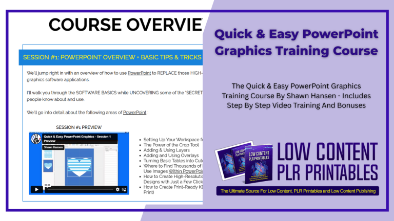 Quick and Easy PowerPoint Graphics Training Course | Graphics Course