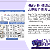 Power of Kindness Free POD PLR Printables Pack | PLR Printables