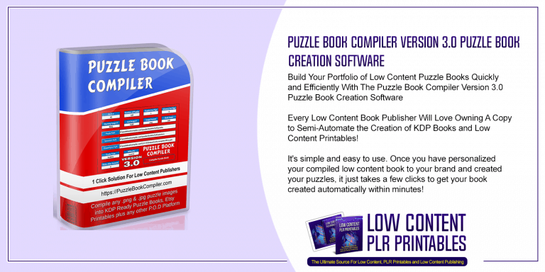 Puzzle Book Compiler Version 3.0 Puzzle Book Creation Software