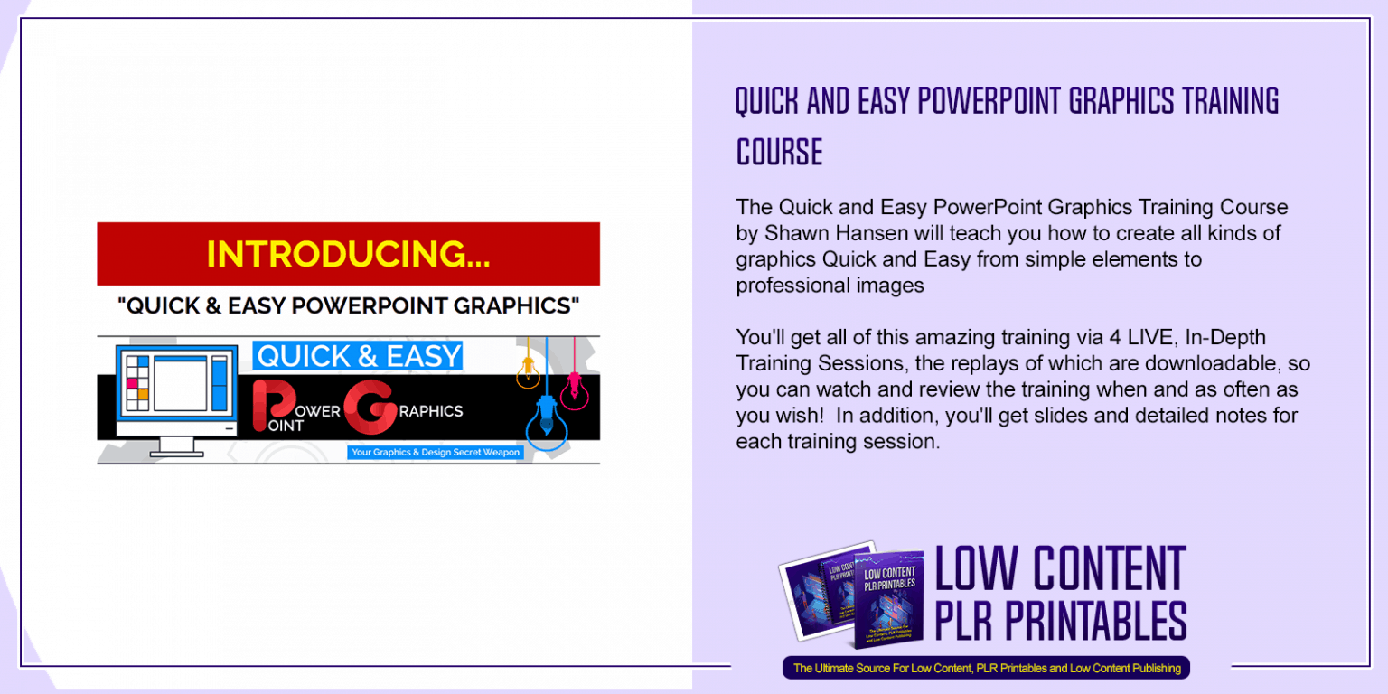 Quick and Easy PowerPoint Graphics Training Course | Graphics Course