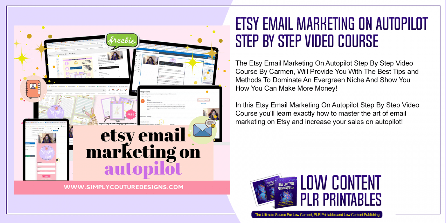 Etsy Email Marketing On Autopilot Step By Step Video Course