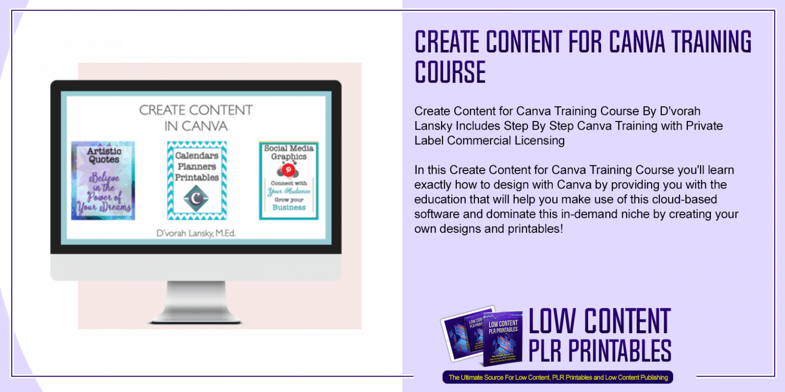 Create Content for Canva Training Course | Canva Publising Course