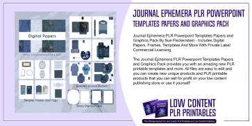 Holiday Digital PLR Paper Pack | PLR Printable Paper Designs