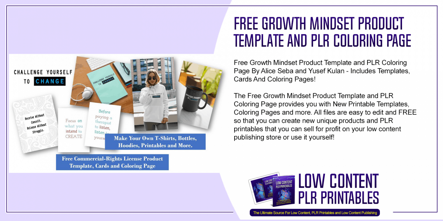 Free Creativity PLR Printables | Low Content PLR Printables