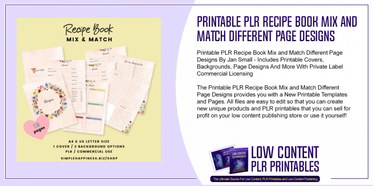Free PLR Printable Cover Pages | Free PLR Printable Designs