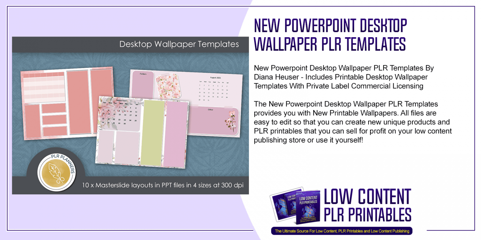 New Powerpoint Desktop Wallpaper PLR Templates | PLR Templates