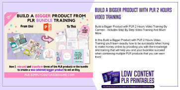High-Value Printable Profits Training | PLR Printables Training Course