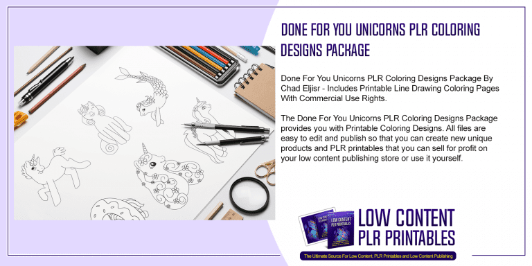 Huge 150 Plus PLR Coloring Page Package | PLR Coloring Pages Bundle