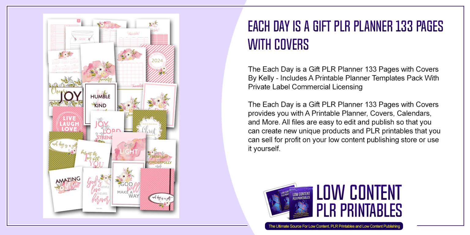 Home Plant and Succulent PLR Low Content Printable Products Bundle