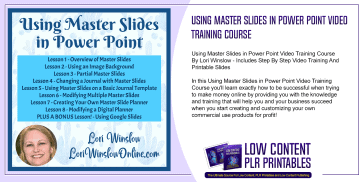 High-Value Printable Profits Training | PLR Printables Training Course