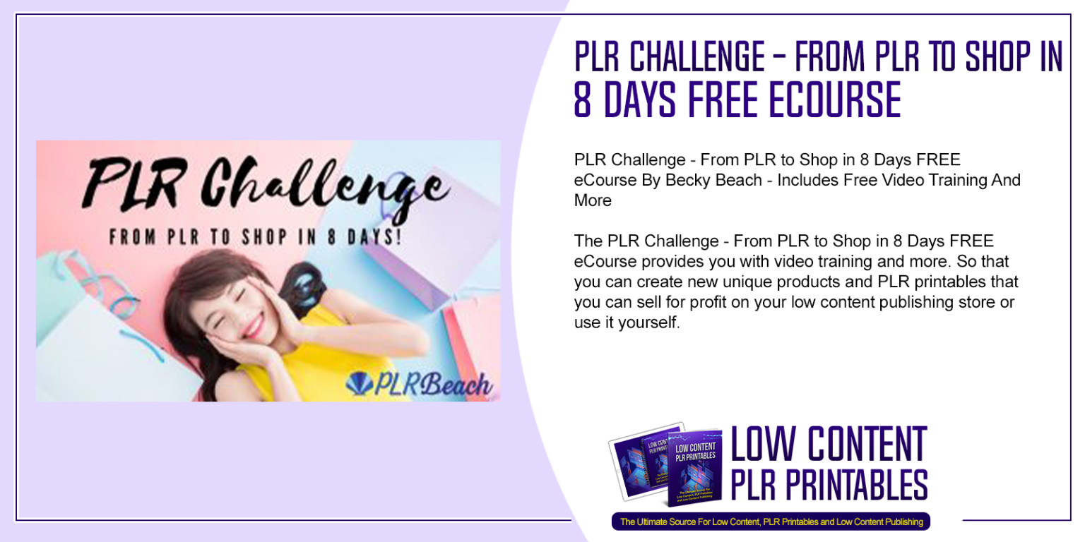 High-Value Printable Profits Training | PLR Printables Training Course