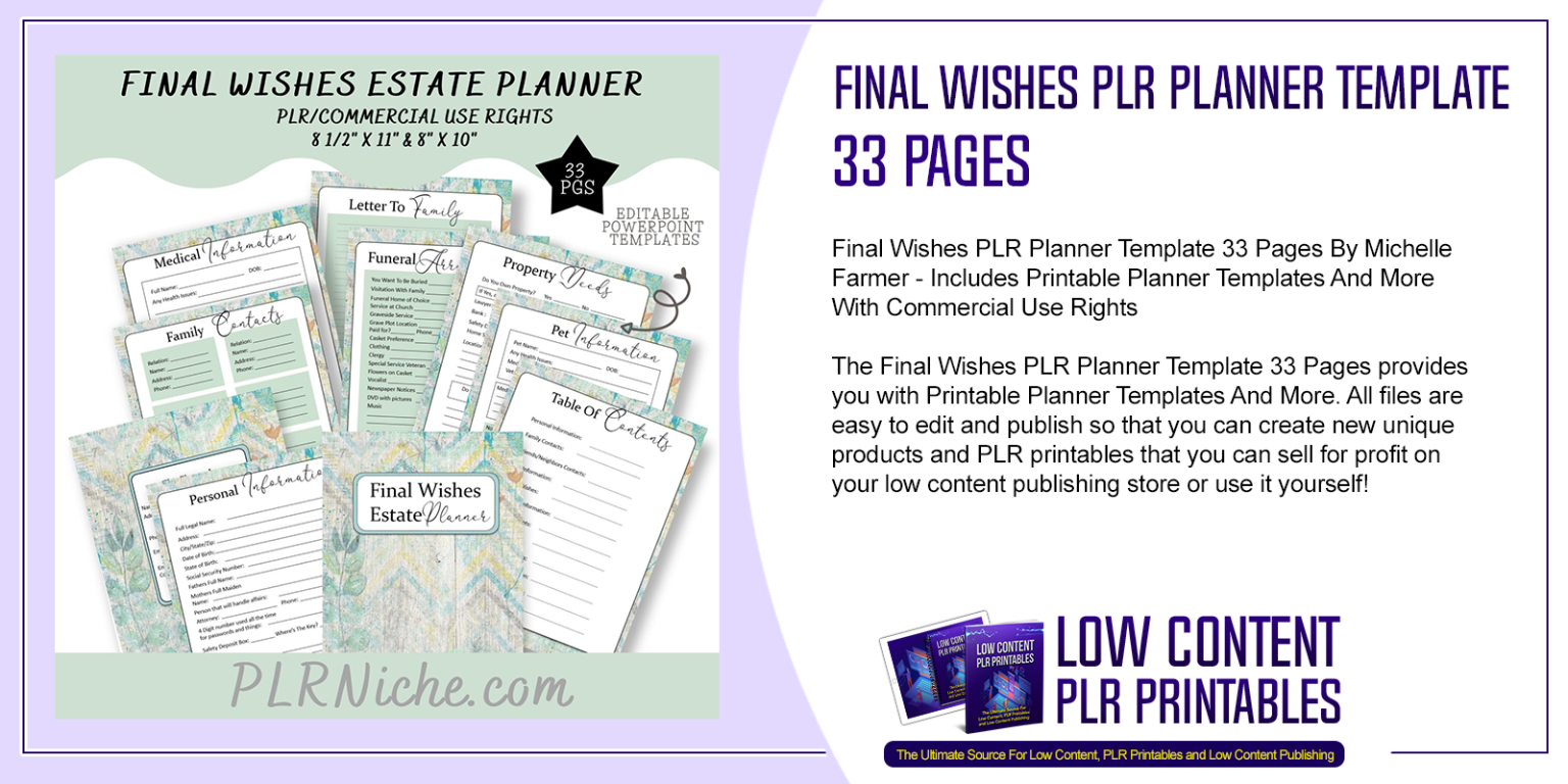 Change Your Mindset For Greater Success PLR Planner Template