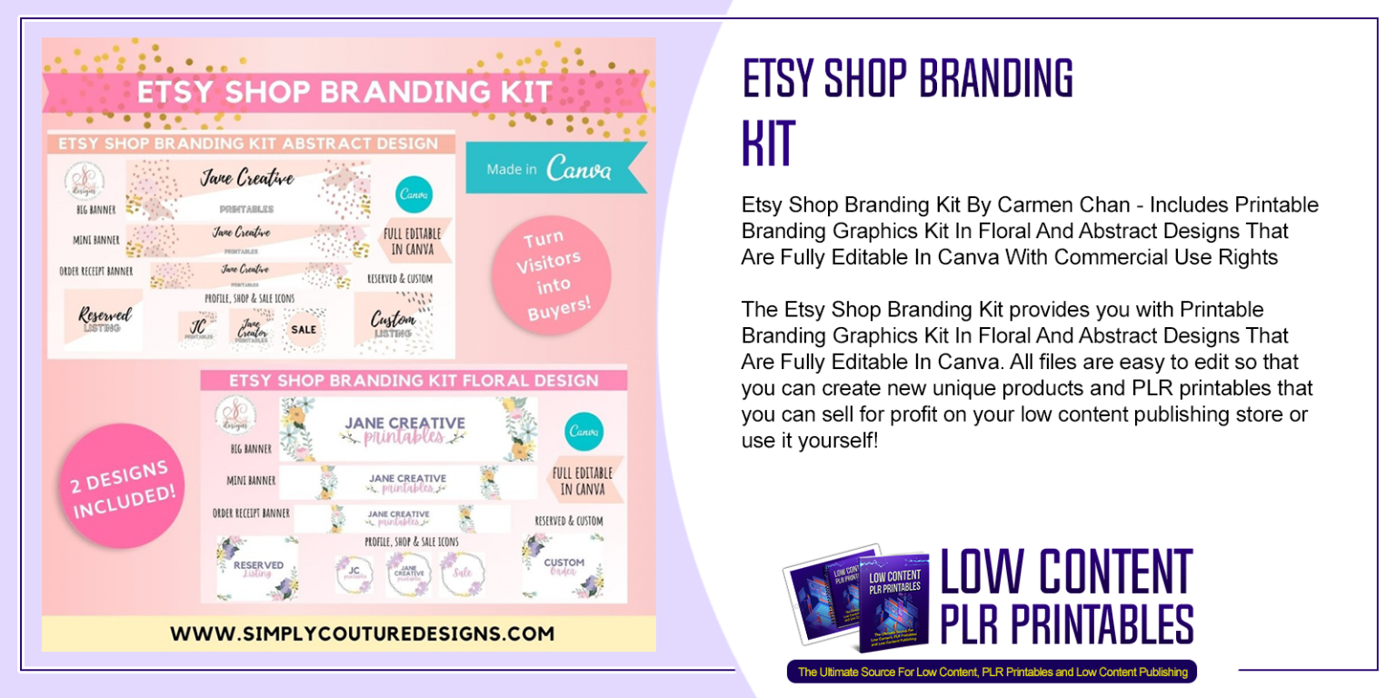 Canva Mockup PLR Templates For Your Etsy Shop | PLR Printable Pages