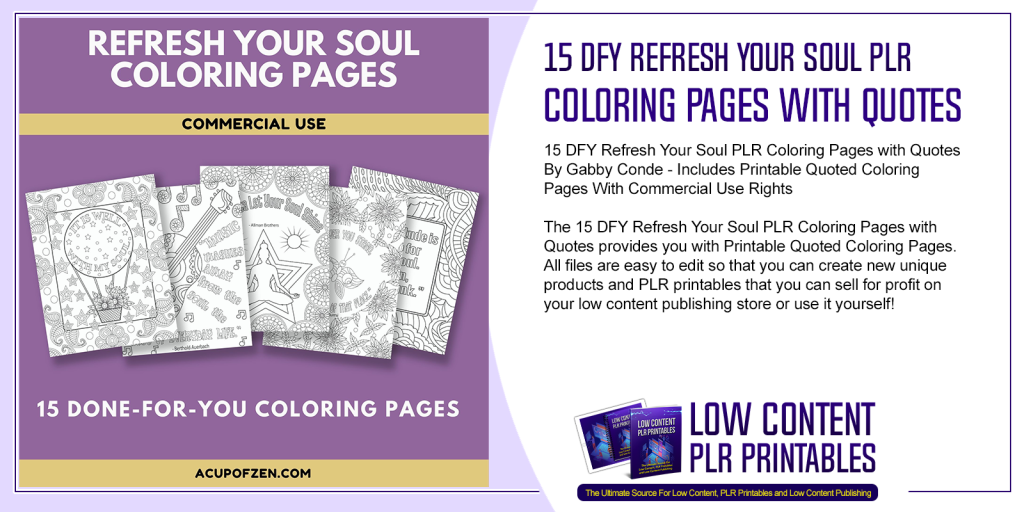 Color Monthly PLR Coloring Page Designs Shop | PLR Printables Store
