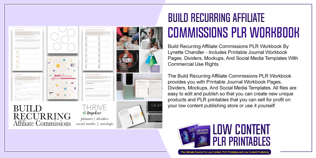 Build Recurring Affiliate Commissions PLR Workbook