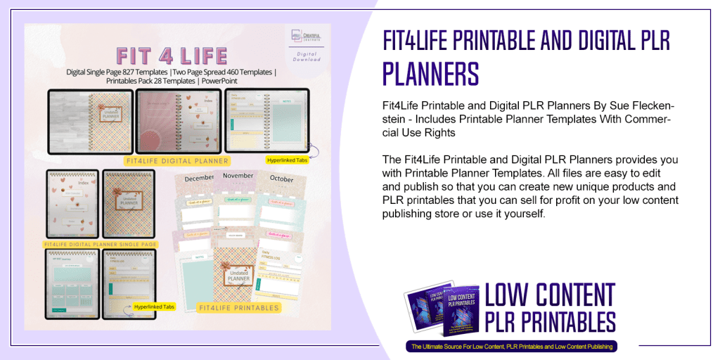 Sticker PLR Templates Packs For Printables | PLR Printable Pages
