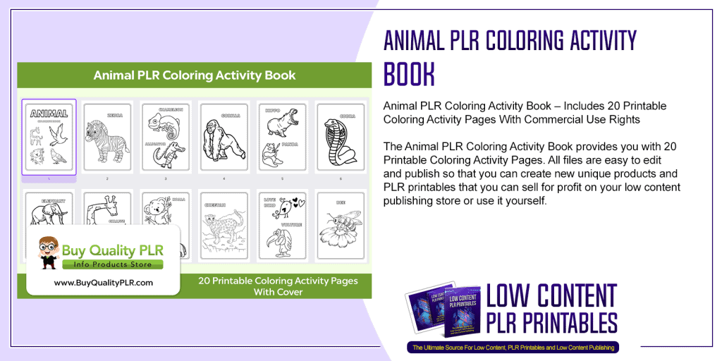Coloring PLR Calendar 2023 Evergreen | PLR Coloring Calendar Printable