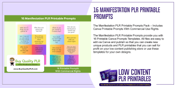Free PLR Printables | The Best Free PLR Printables