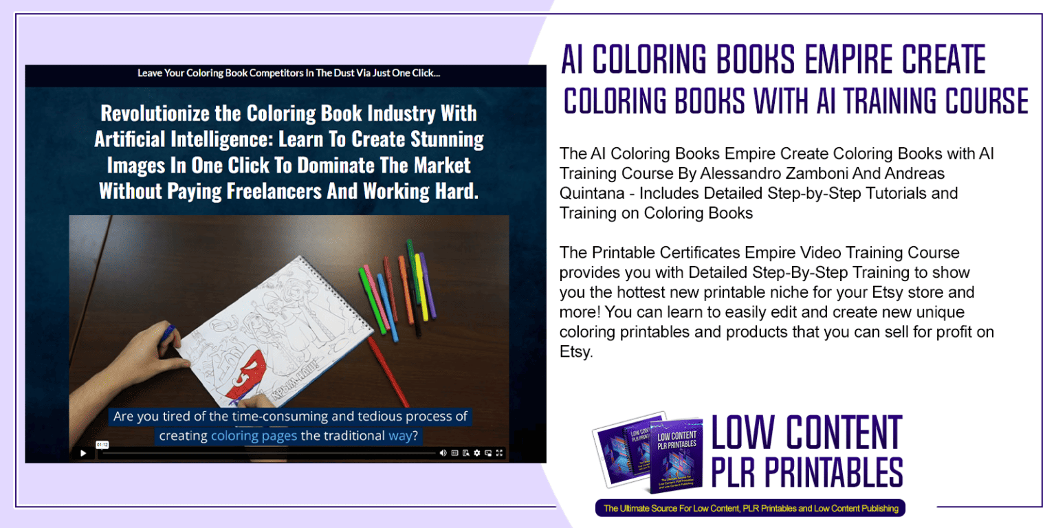 Coloring Books Empire Create Coloring Books with AI Training