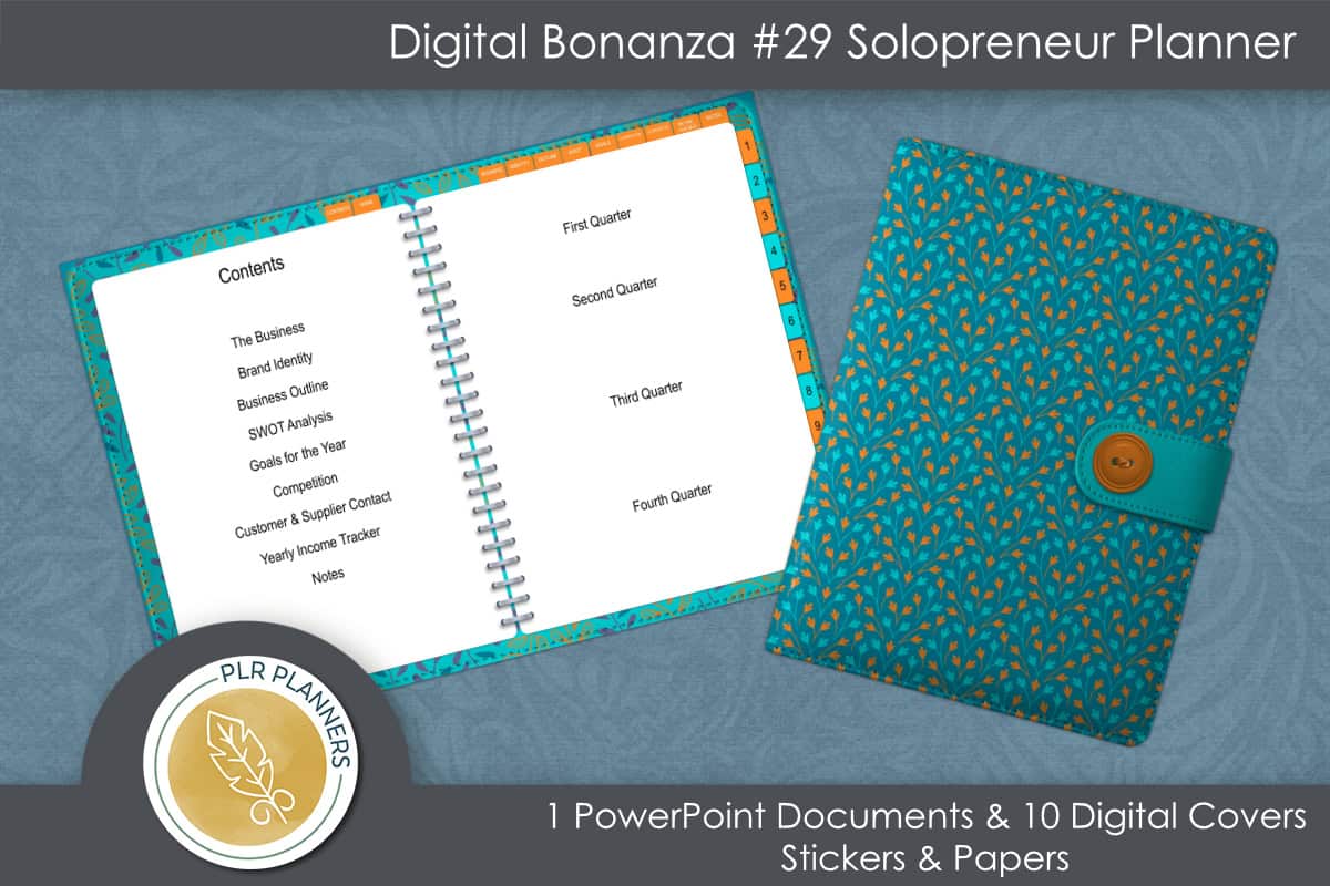 Digital Daily PLR Planner for 2024 | Daily PLR Printable Planner
